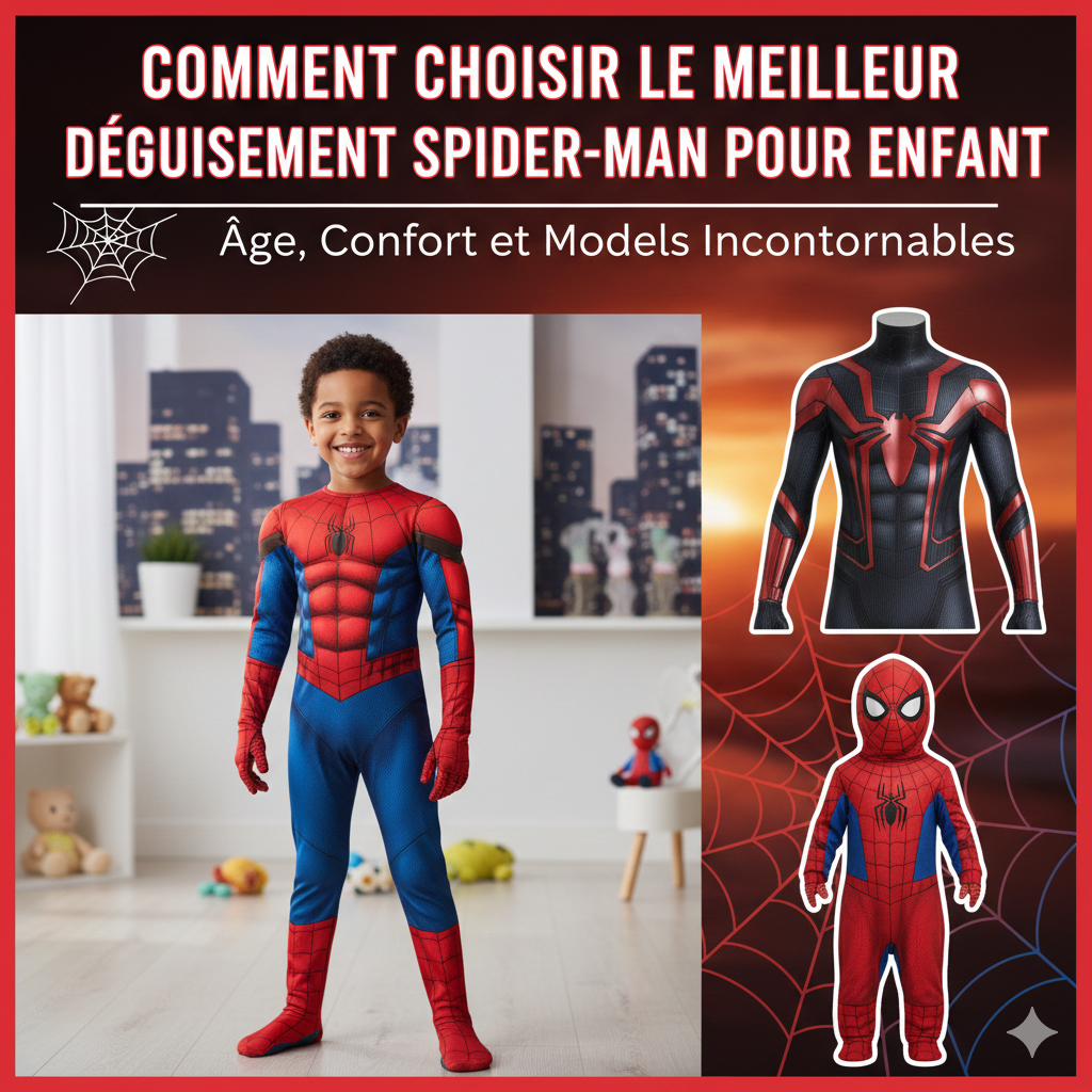 Comment choisir le meilleur déguisement Spider-Man pour enfant ? Âge ...
