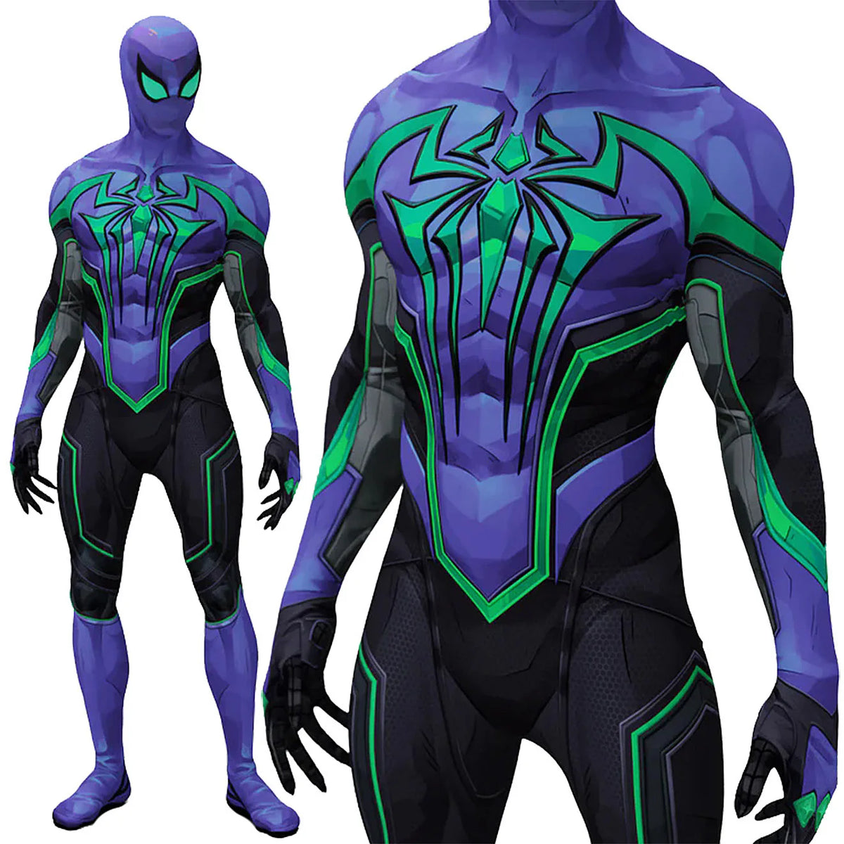 Costume Marvel Rivals Spider-Man Vert | Boutique Spiderman